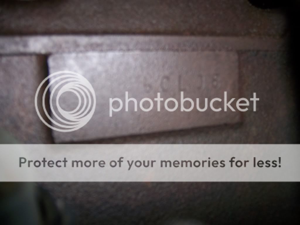 How can I identify my motor? Is 6 CL 0 8 a block casting number? | Jeep ...